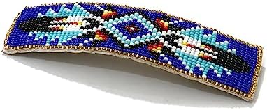 Amazon.com : Beaded Hair Clips Native American Style Handmade ...