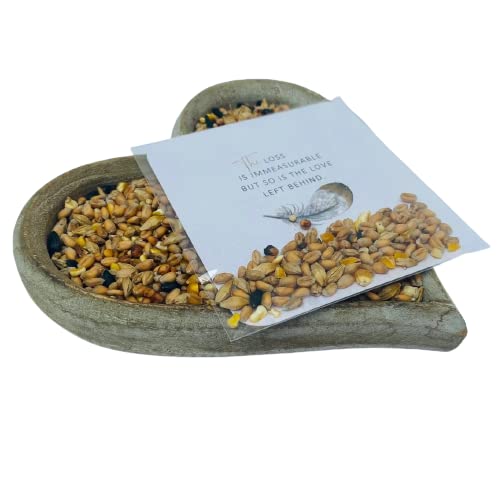 Funeral Favour Idea 10 Pack - Bird Food Remembrance Gift Bird Seed ...