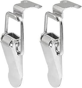 2PCS Stainless Steel Tension Clasp, 74mm Spring Loaded Toggle Latch ...