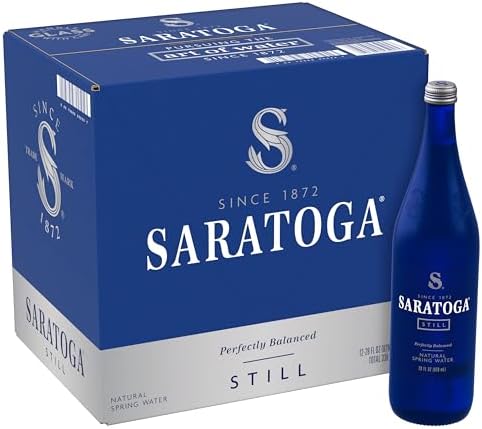 Amazon.com: Saratoga Natural Spring Water - 28 oz. (Non-Carbonated ...