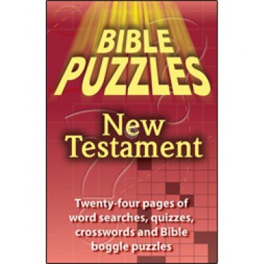 Bible Puzzles New Testament: E4686 - Crosswords & Crostic Puzzles ...