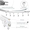 Amazon.com: KOLAKO Ceiling Curtain Track, Flexible Curved Curtain Track ...
