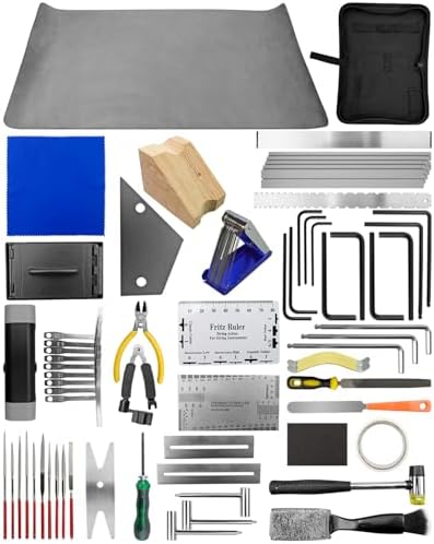 Amazon.com: Guitar Repair Kit Luthier Tools Set, Fret Leveling Kit ...