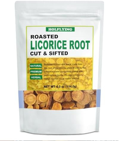 Amazon.com : Premium Roasted Licorice Root, Licorice Root Tea, Cut ...