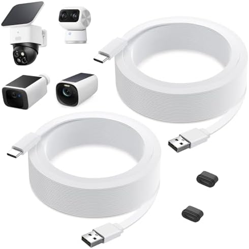 Amazon.com: Uogw 30FT Power Adapter Compatible with eufy SoloCam S220 ...
