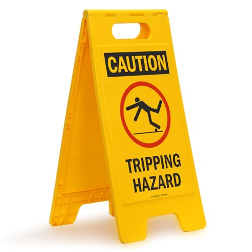 "Caution - Tripping Hazard" Folding Floor Sign By SmartSign | - Import ...