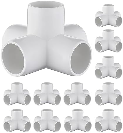 Amazon.com: PHITUODA 4Pcs 3/4 Inch PVC Fittings, 5 Way PVC Pipe ...
