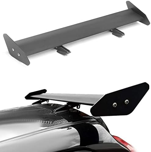 Amazon.com: Ineedup Matte Black Aluminum Rear Trunk Spoiler Wing ...