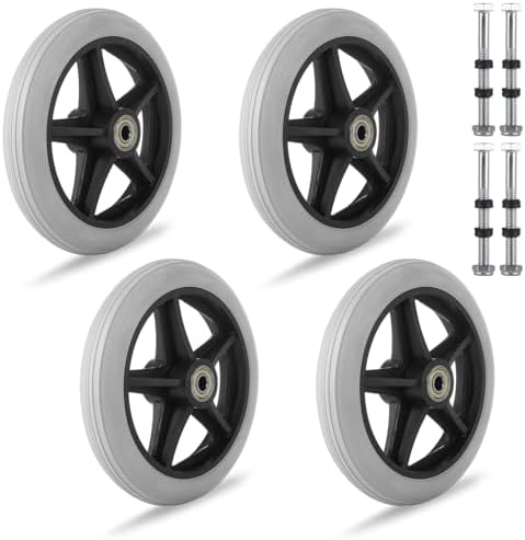 Amazon.com: LDXDRU 4 Pack 6 Inch Walker Wheels Replacement, Drive ...
