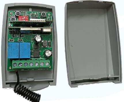 INTERGLIDE WiFi 2 Channel Momentary Relay Switch + RF Receiver : Amazon ...