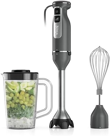 Amazon.com: Ninja Immersion Blender and Whisk, Hand Stick Blender, 4 ...