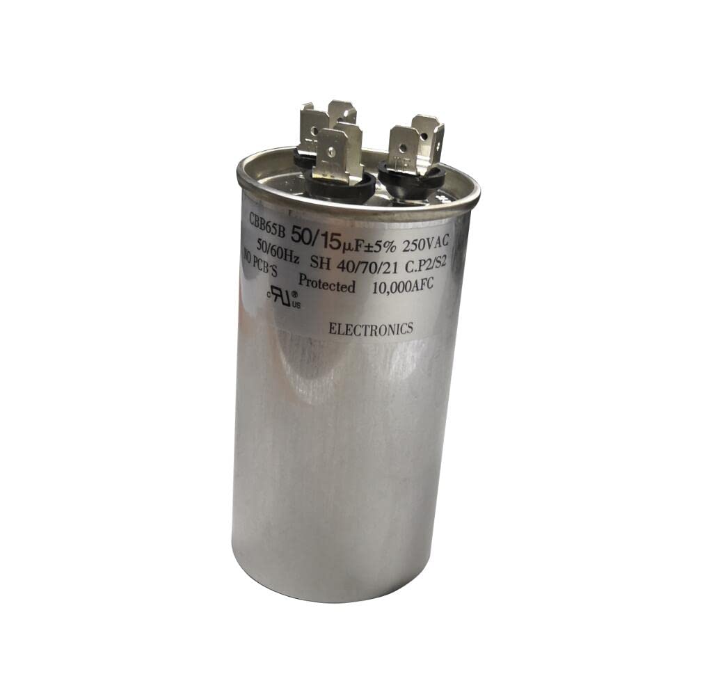 COCAPCO CBB65B Dual Run Capacitor 250VAC 250V AC 50/15uF 50+15uF 50+15 ...
