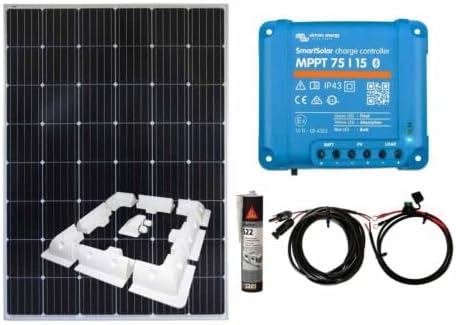 LOWENERGIE Solar Panel Kit 200w Victron MPPT Controller Battery Cables ...