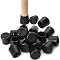 1" Chair Leg Tips Caps, Non-Slip Rubber Leg Tips, Stool Leg Protectors ...