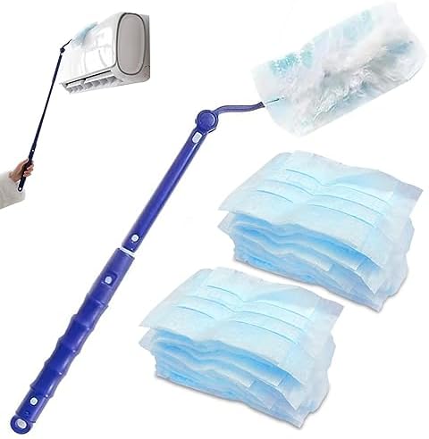 Flash Dust Magnet, Feather Dusters, Fluffy Dusters Refills 20PCS ...