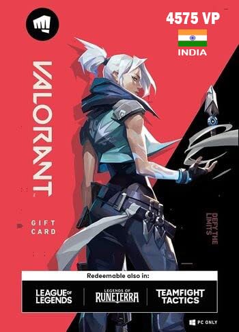 Valorant Gift Card 4575 VP (Valorant points INDIA) : Amazon.in: Video Games