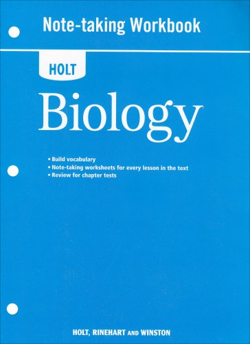 Amazon.com: Holt Biology: Note-Taking Workbook: 9780030932212: HOLT ...