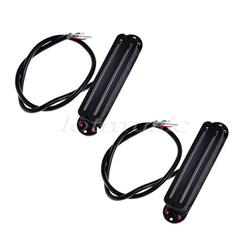 Amazon.com: Guitar Parts for 2 Pcs Hot Rail Blade Pickup for Strat ...