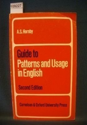 A Guide to Patterns and Usage in English by Albert Sydney Hornby (1975 ...