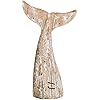Amazon.com: Morning View Whale Tail Decor Tabletop Nautical Decor Wood ...
