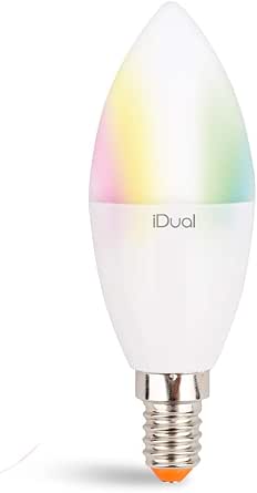 LUTEC E14 LED Bulbs Remote Control Colour Light Smart Bulbs for Home ...