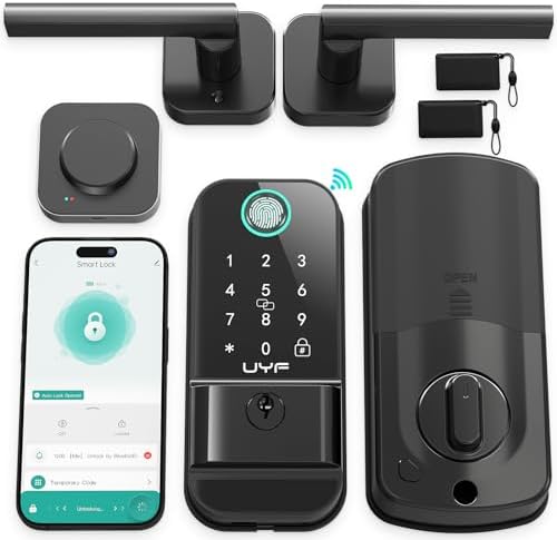 WiFi Smart Lock for Front Door: Keyless Entry Door Lock Deadbolt with ...