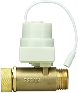 FloodStop Washing Machine Leak Detector Motorized Valve, 3/4" Straight ...