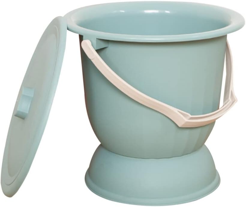 Chamber Pot Urine Pots Potty Pee Bucket Urinal Bottle with Lid Portable ...