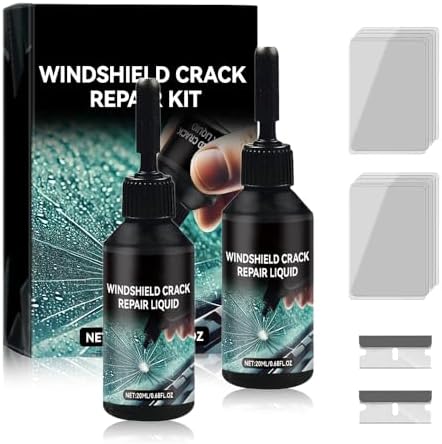 Amazon.com: 5 Pcs Windshield Crack Repair Kit, Auto Glass Nano Repair ...