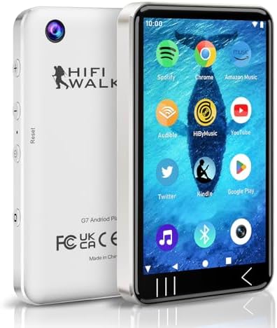 HIFI WALKER G7 MP3 Player with Bluetooth and WIFI- MP3 Player with ...