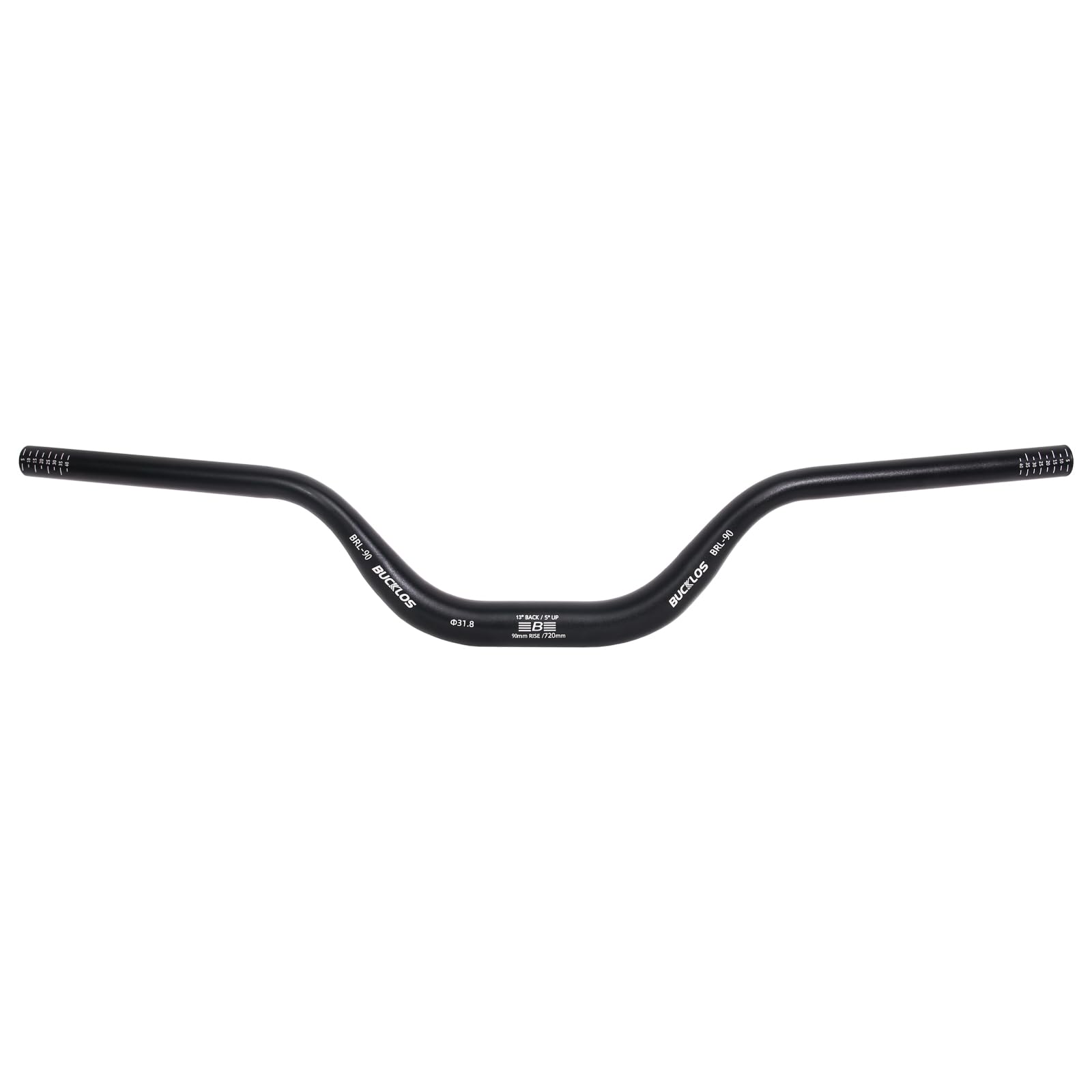 Amazon.com : BUCKLOS Mountain Bike MTB Handlebars 25.4/31.8mm - 20/30 ...