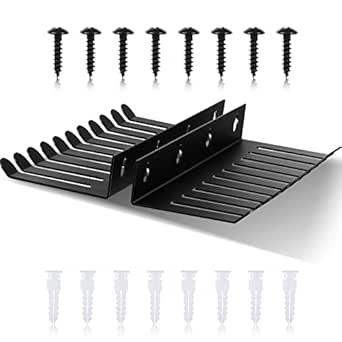 Amazon.com: 2 Pcs Wall Mountable Cable Hanger 10 Slots Cable Rack for ...