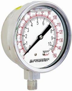 Airmaster Flowtec Pressure Gauge, 100 mm : Amazon.in: Industrial & Scientific