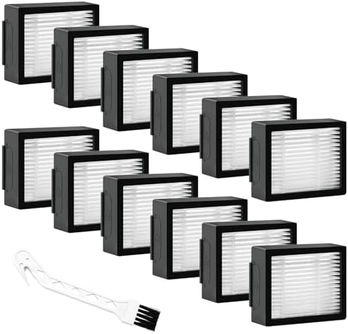 Amazon.com: 12 Pack Roomba Filters Fit for i-Robot Roomba I J E Series ...