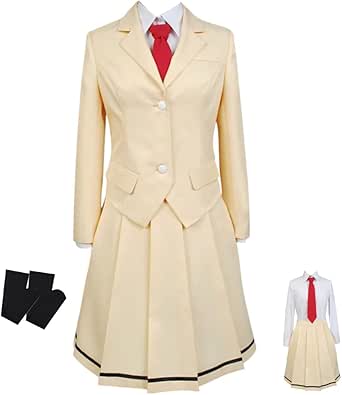 Amazon.com: Nozfeon Kuroki Tomoko Cosplay Costume School Uniform Kuroki ...