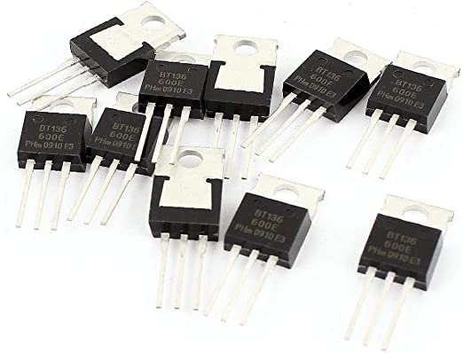 BT136 4A TRIAC (Pack of 10) NPN Transistor : Amazon.in: Industrial ...
