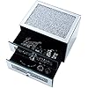 Amazon.com: 2-Layer glass jewelry box for Women,Precious item storage ...