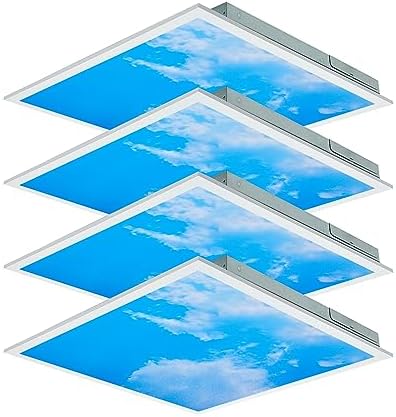 Superyofo 6Pack 2 * 2FT 4800LM LED Flat Panel Light,0-10V Dimmable Flat ...