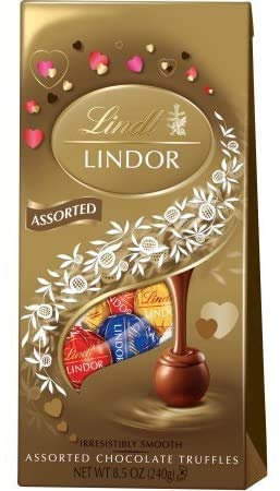Amazon.com : Lindt Lindor Assorted Chocolate Truffles 8.5 oz bag ...