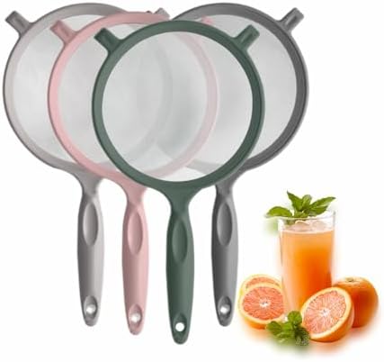 Sieves and Strainers Fine Mesh Strainer Plastic Sieve Kitchen Small ...