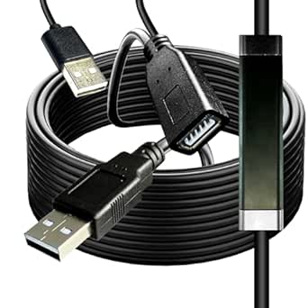 Amazon.com: Long USB 2.0 Extension Cable 25FT,Long USB2.0 A Male to ...