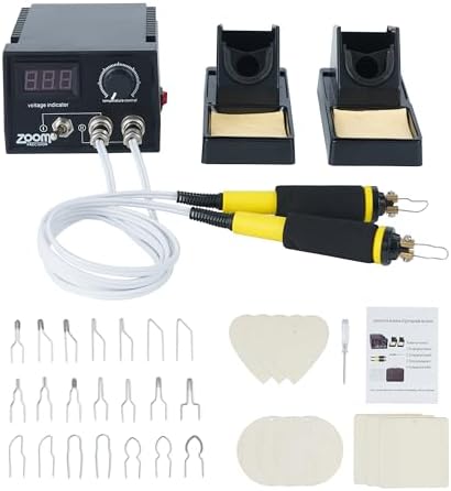 Amazon.com: Antstone Wood Burning Kit Dual Pen Pyrography Wood Burning ...