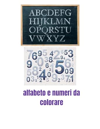 alfabeto e numeri da colorare: lettere dell'alfabeto e numeri da ...