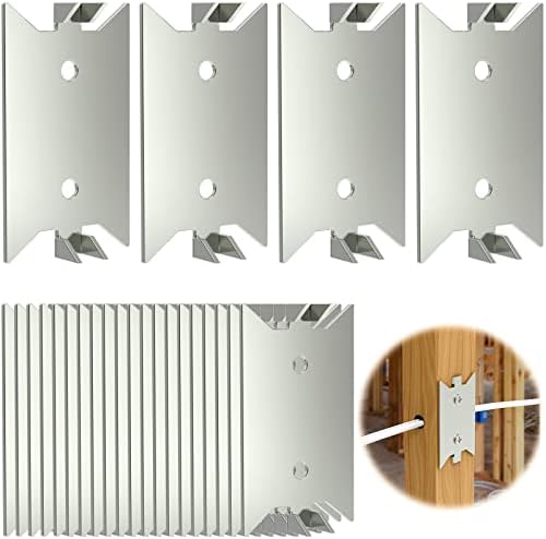 FOROIRON 100 Pack Nail Plate for Wood Studs, Cable Wire Protector Plate ...