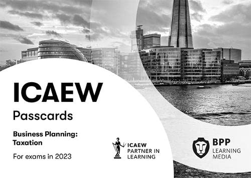 Buy ICAEW Business Planning: Taxation: Passcards Book Online at Low ...