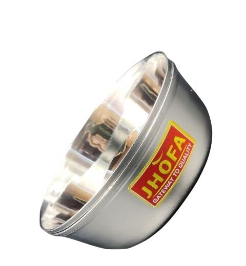 Buy JHOFA Stainless Steel Bowl Set/Katora Big Size - Set of 2, 600 ml ...