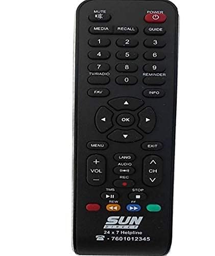 Buy Sun Direct Standard Definition Setup Box SD Remote Online at Low Prices in India - Amazon.in