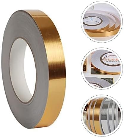 Hemshail Tile Gap Foil Line Golden Floor Tape, Self-Adhesive Tile Seam ...