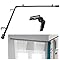Amazon.com: Corner Curtain Rod for Windows 30 to 136 Inches, L-shaped ...