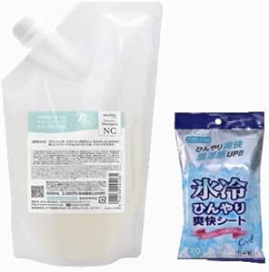 Amazon | クオレ AXI ミチテ michite サマーシャンプー ナチュラルクール 500ml 詰替用 (1個＋ひんやりシート1個) | ノーブランド品 | シャンプー 通販